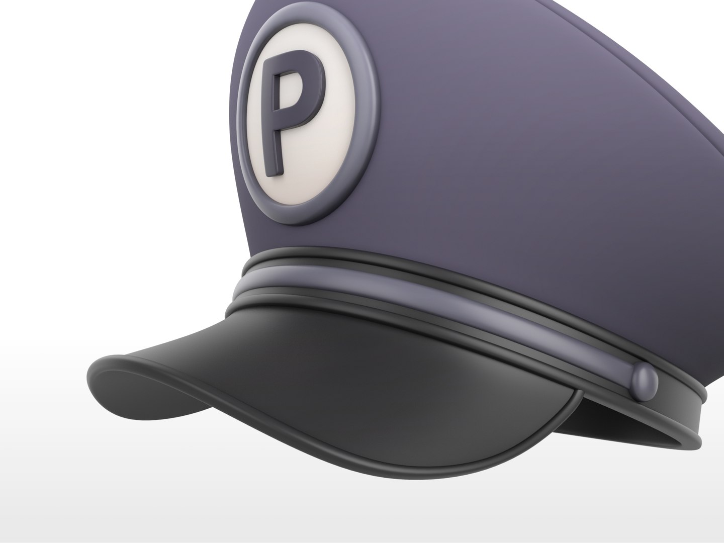 3D Hat035 Police Officer Hat - TurboSquid 2166846