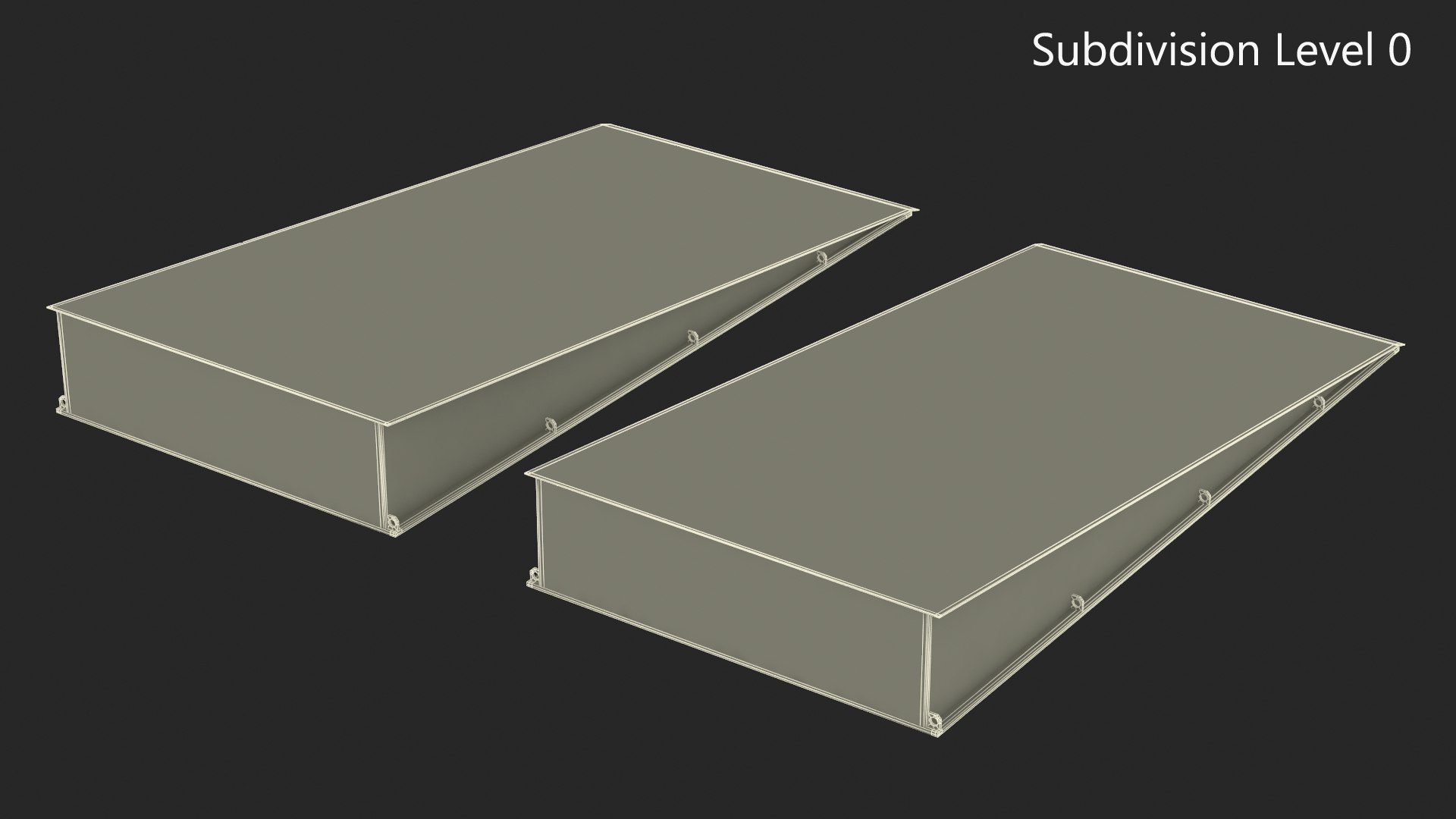 Drive-Up Ramp Blue 3D Model - TurboSquid 2447278
