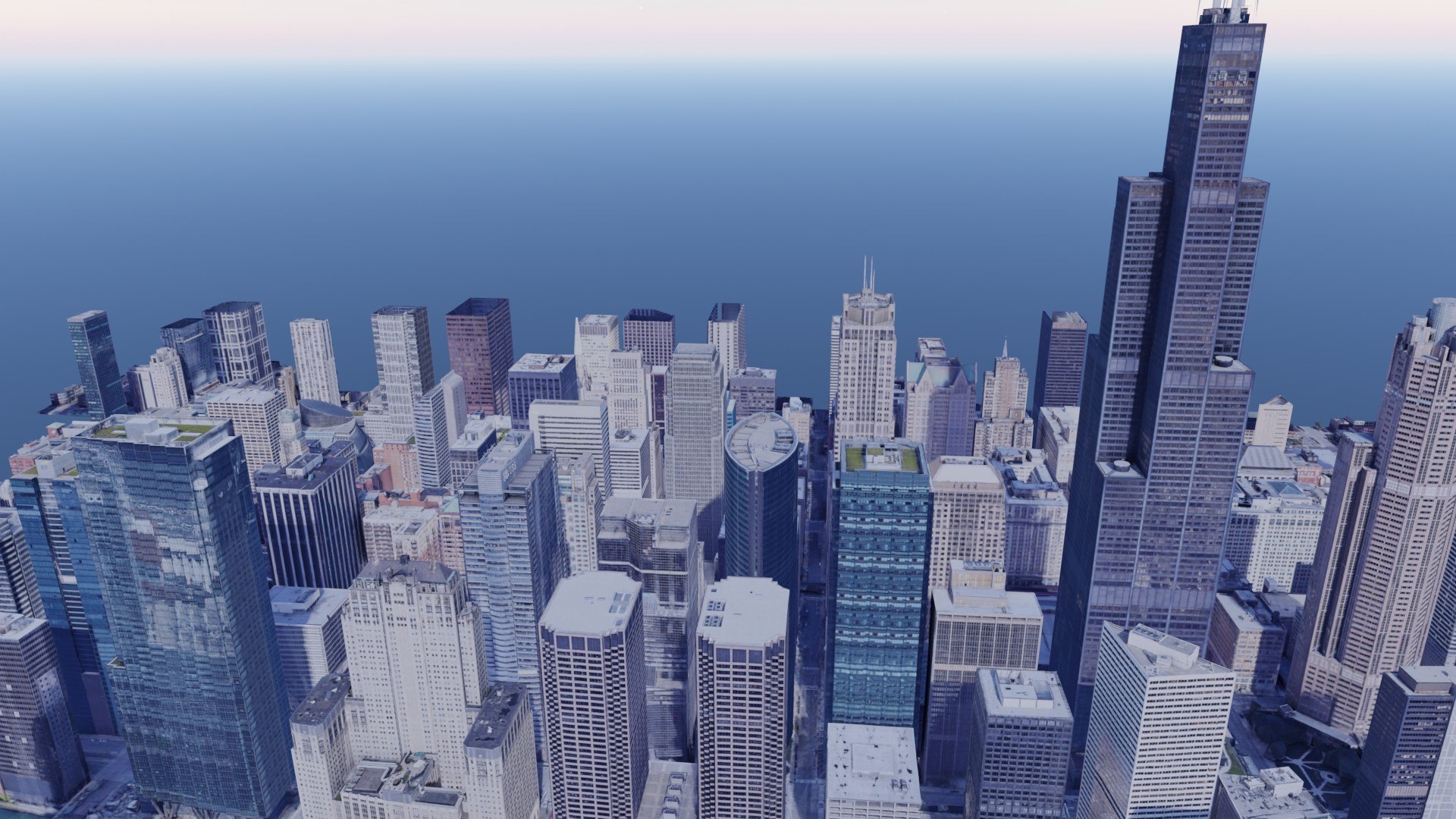3D USA- Chicago City Photogrammetry 3 - TurboSquid 1847934