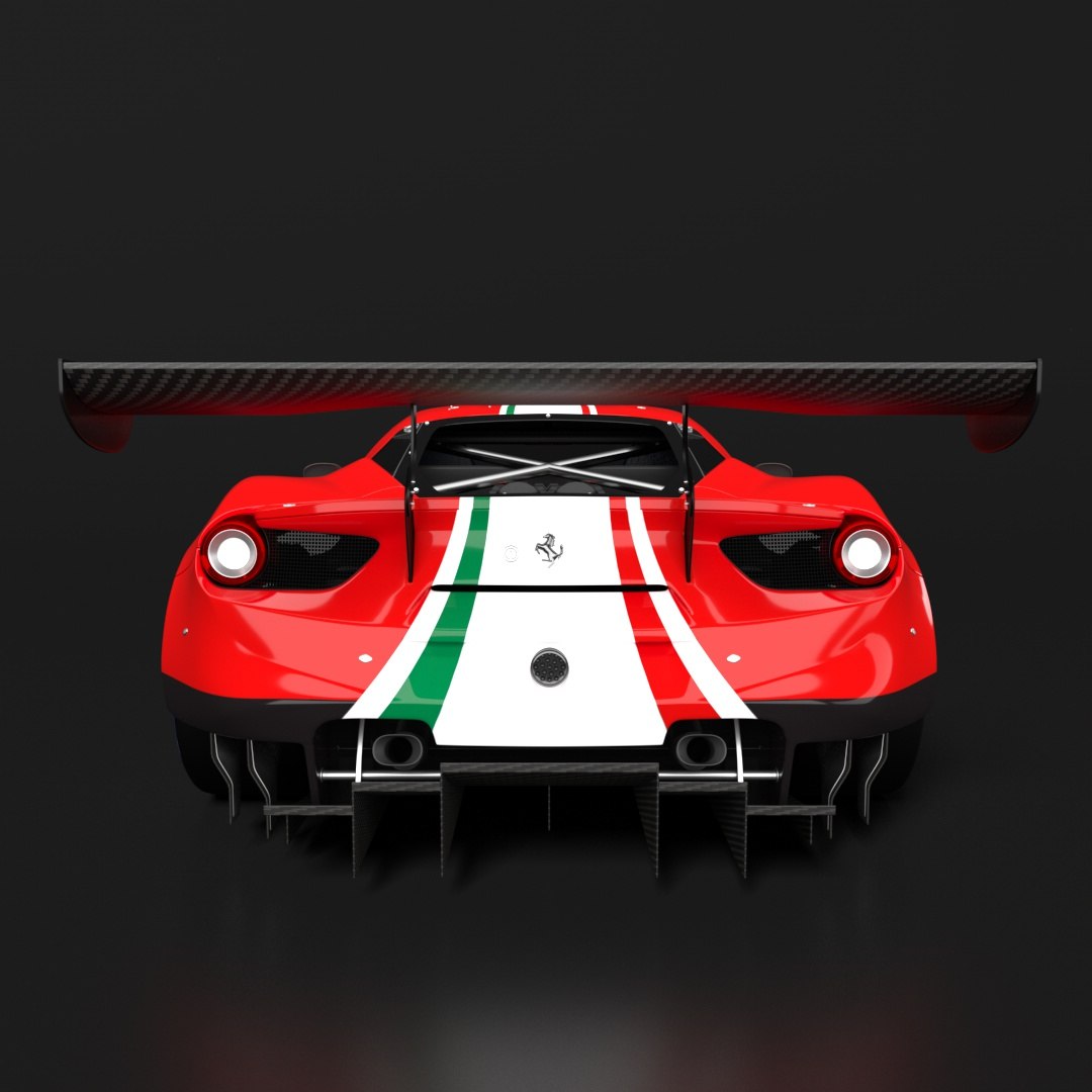 Ferrari 488 GT3 Evo 3D Model - TurboSquid 2322413