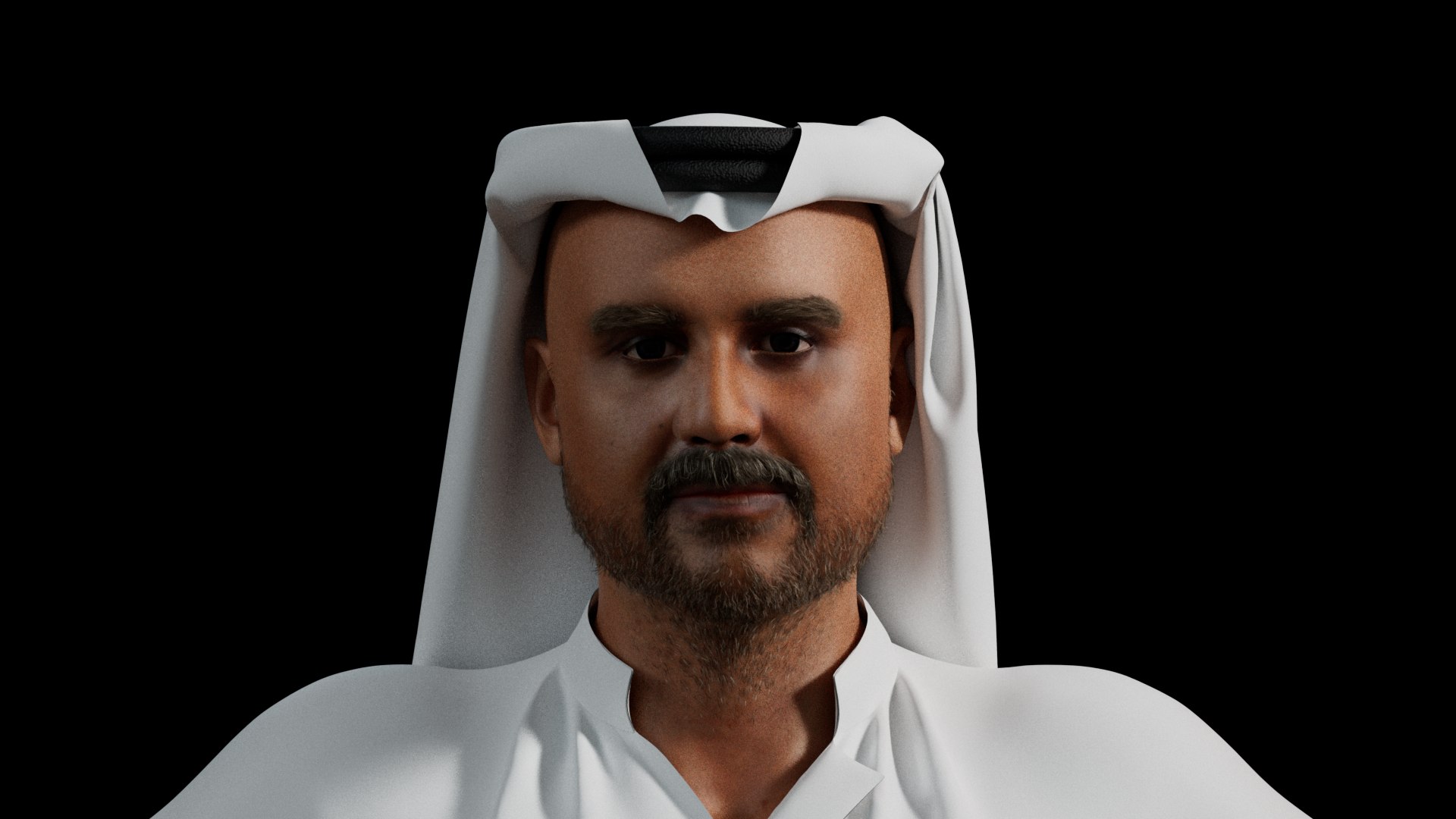 3D Model Sheikh Tamim Ben Hamad - TurboSquid 2264688
