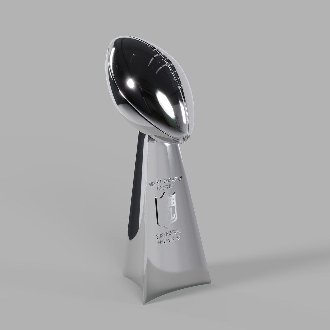 3D Vince Lombardi NFL Trophy - TurboSquid 2337044