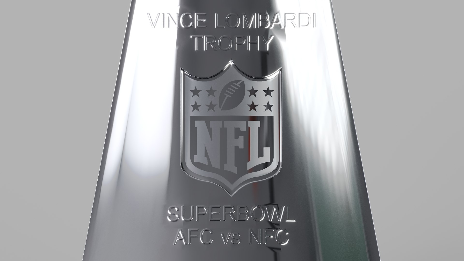 3D Vince Lombardi NFL Trophy - TurboSquid 2337044