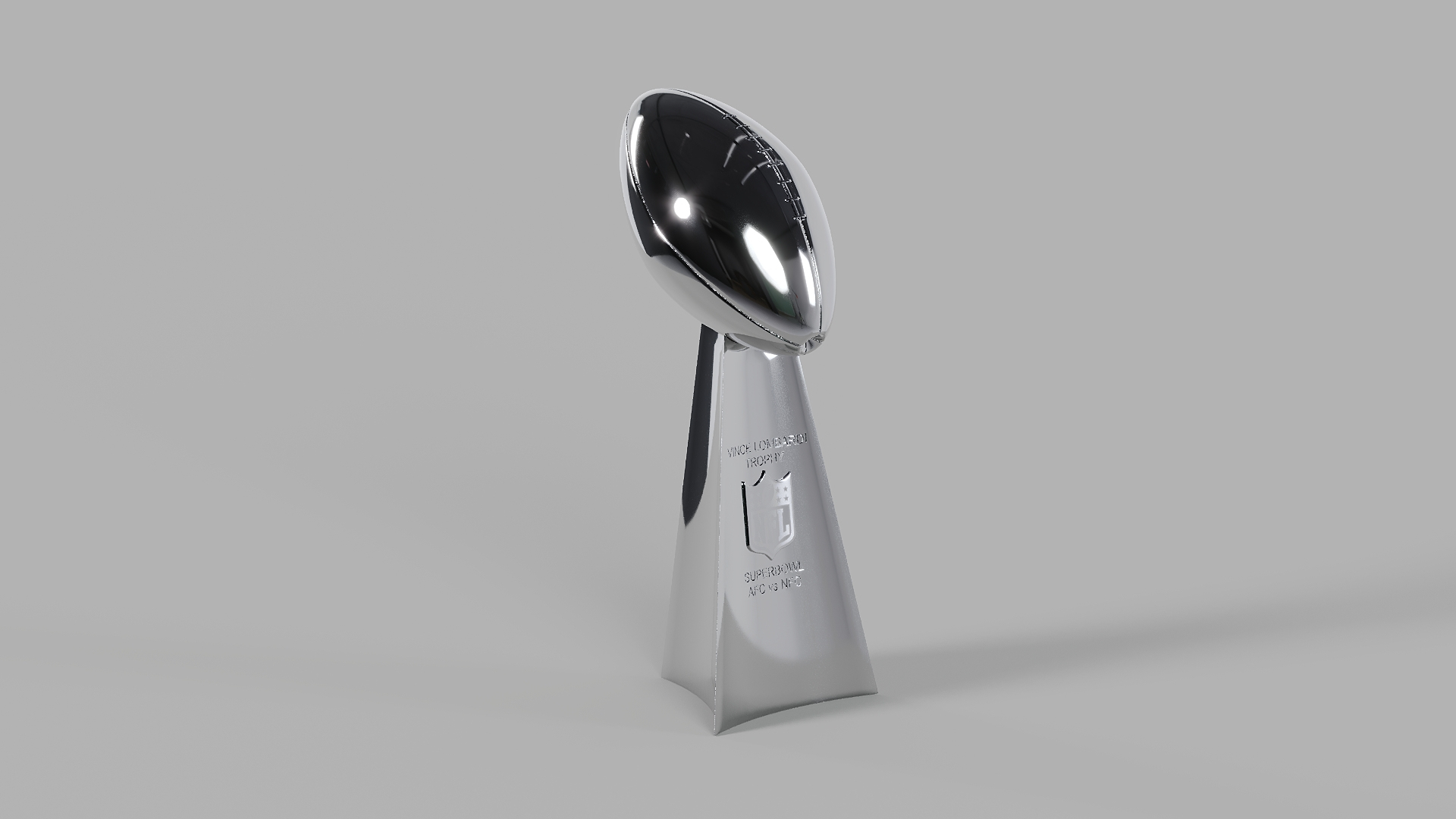 modelo 3d Trofeo de la NFL Vince Lombardi - TurboSquid 2337044