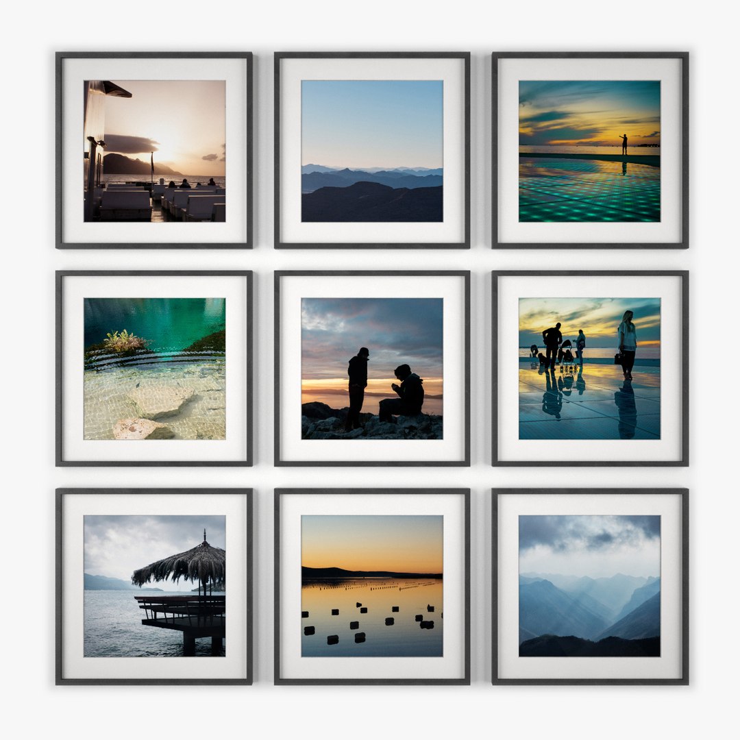 Picture Frames 3D Model - TurboSquid 1213971