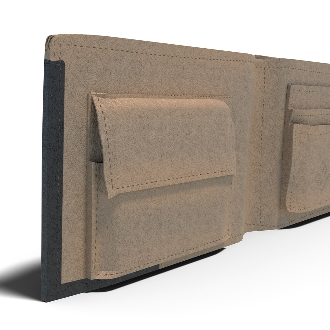 3D Mens Wallet Model - TurboSquid 2083152