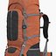 large camping backpack red obj