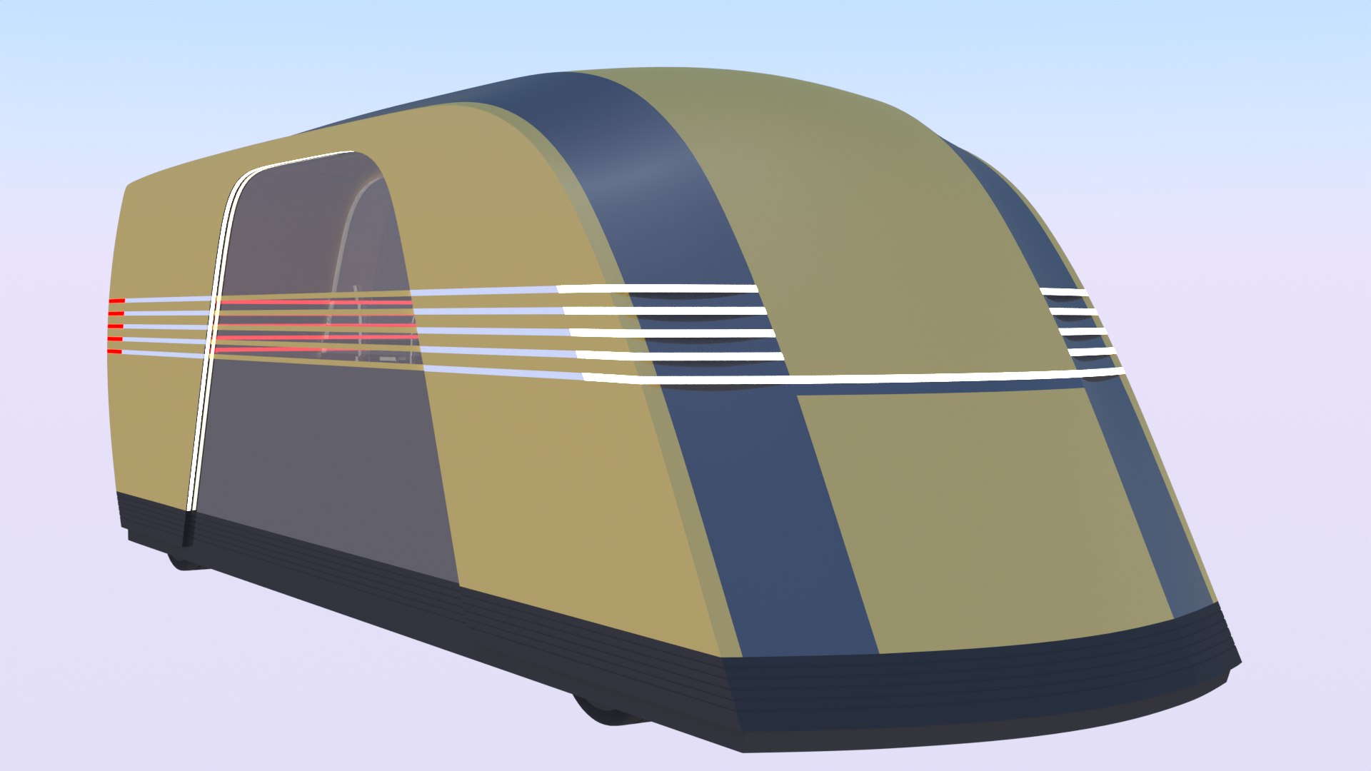 Future Maglev And Tesla Robovan 3D Model - TurboSquid 2324951