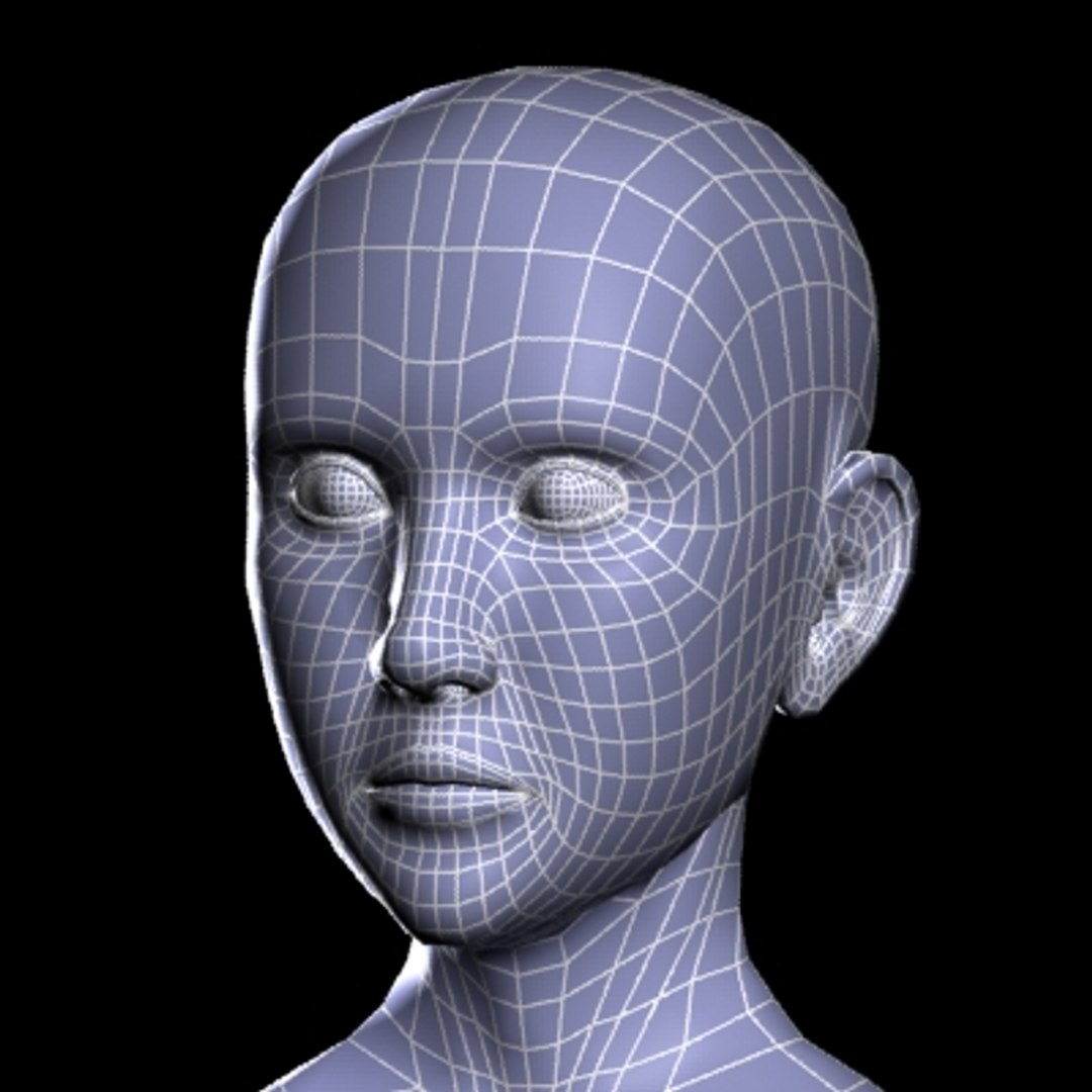 3d Female Head