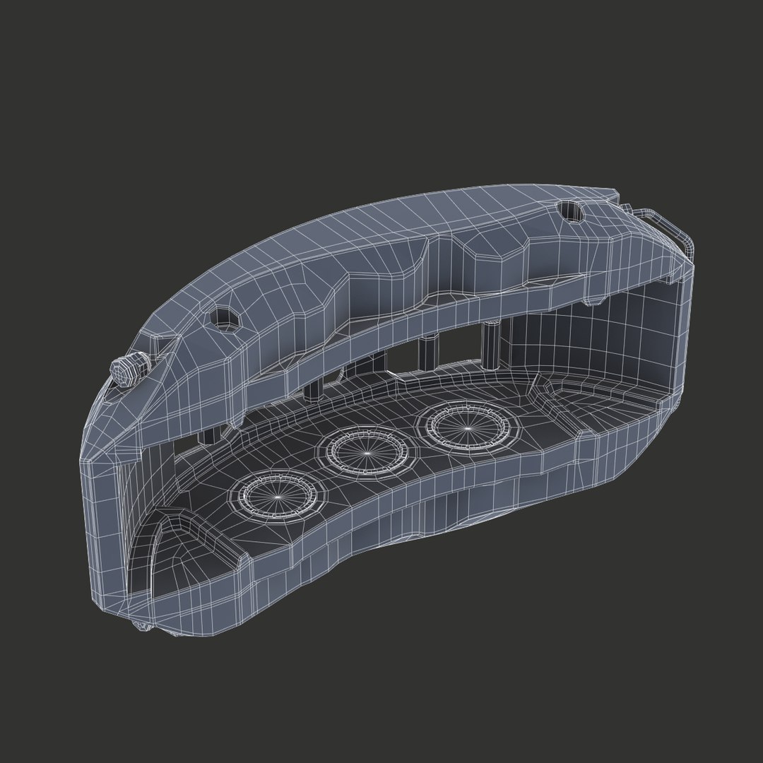 3d Model Alcon Ccx Brakes