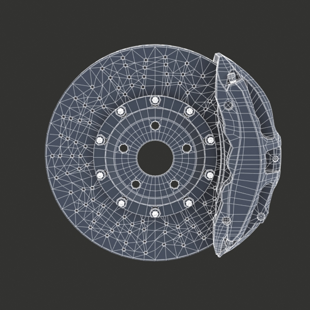 3d Model Alcon Ccx Brakes
