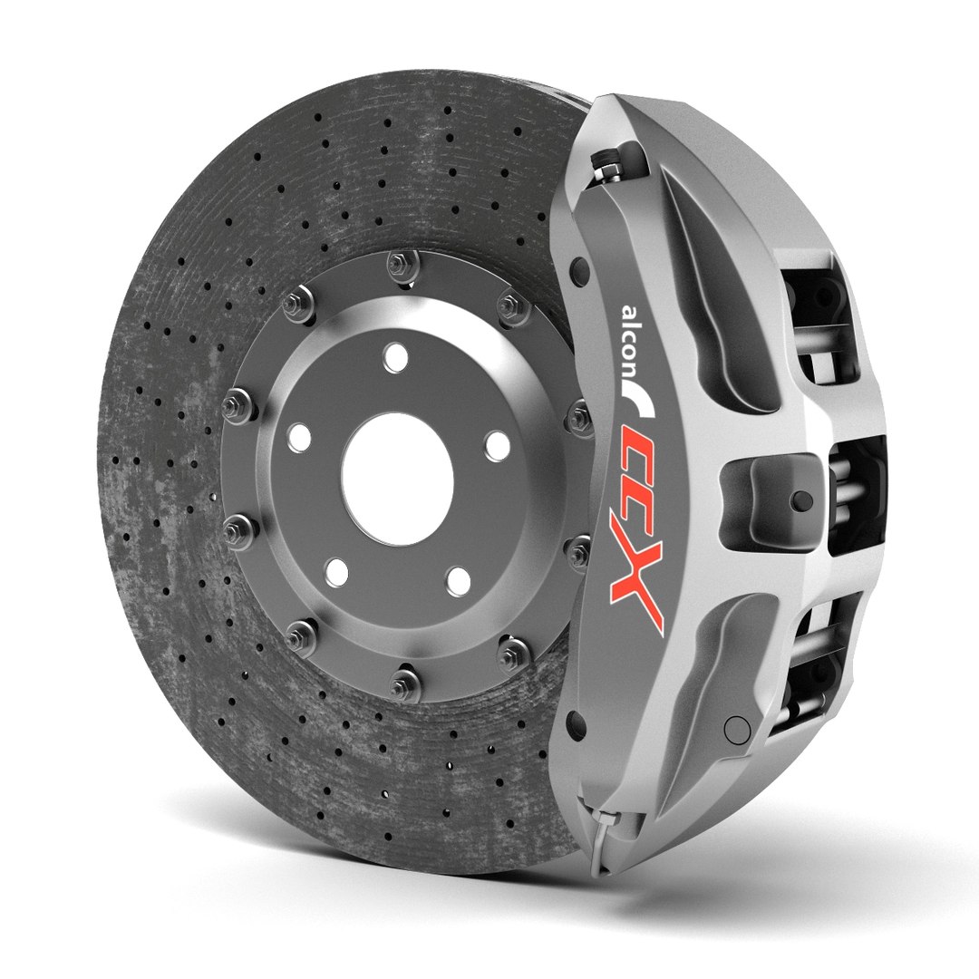 3d Model Alcon Ccx Brakes
