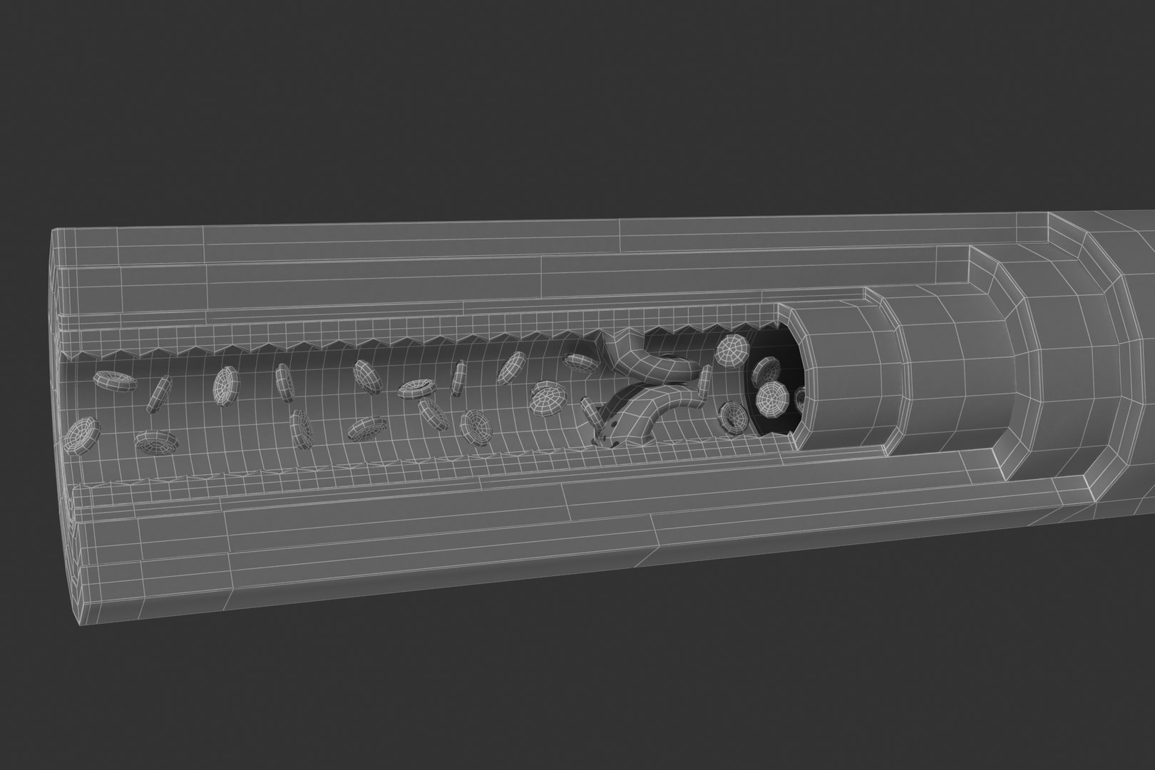 3D Human Blood Vessels Capillary Model - TurboSquid 1652764