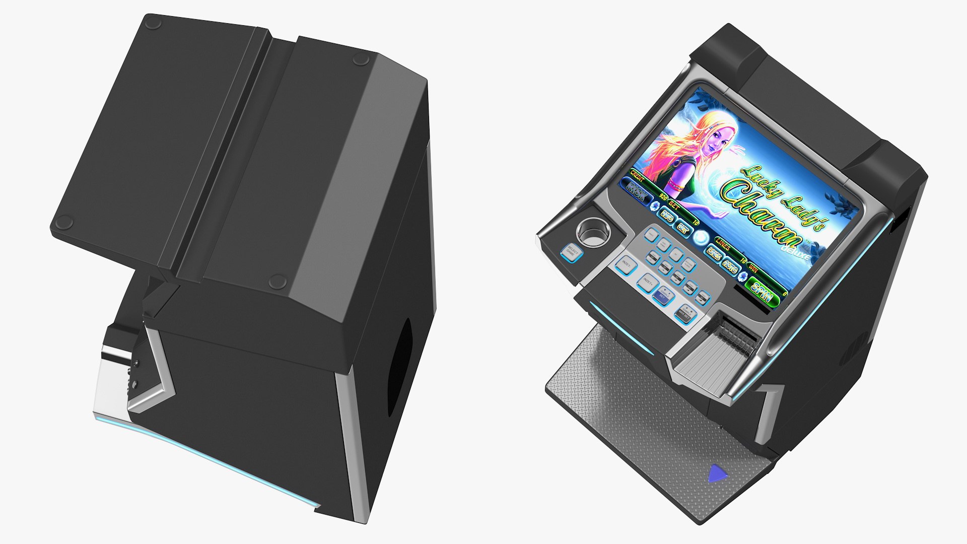 3D Casino Slot Machine Button - TurboSquid 1463227