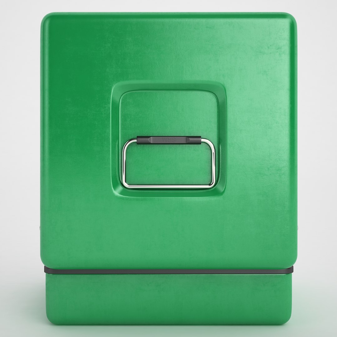 cash box open 3d model
