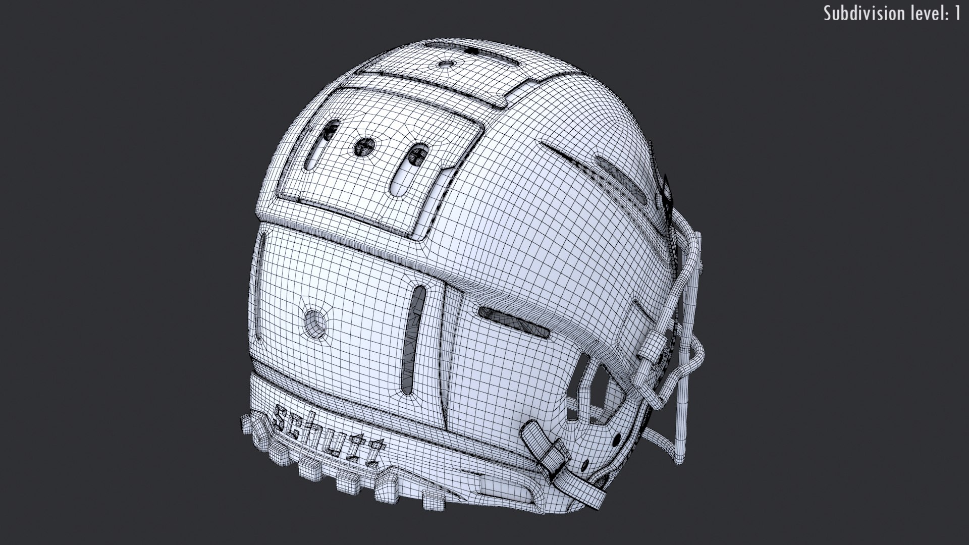 3D Schutt F7 Helmet - TurboSquid 2081819