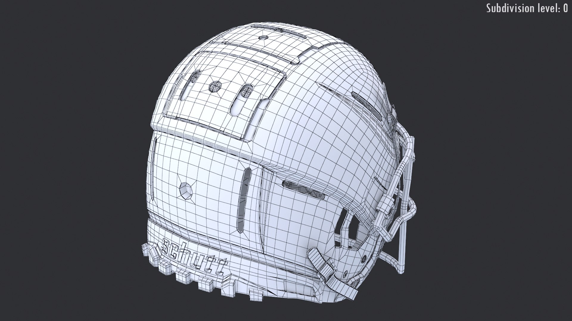 3D Schutt F7 Helmet - TurboSquid 2081819