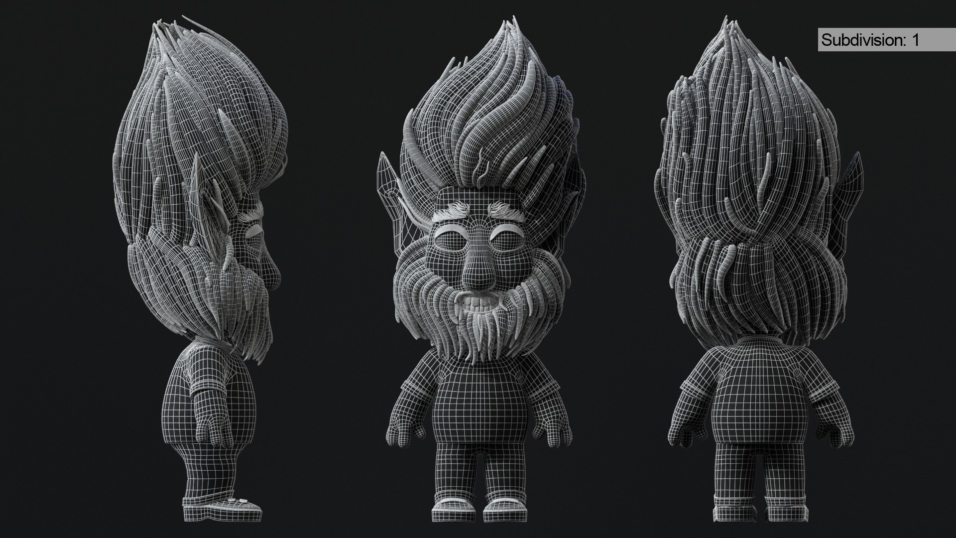 Man Dwarf Elf Orc Gnome 3D Model - TurboSquid 1830903