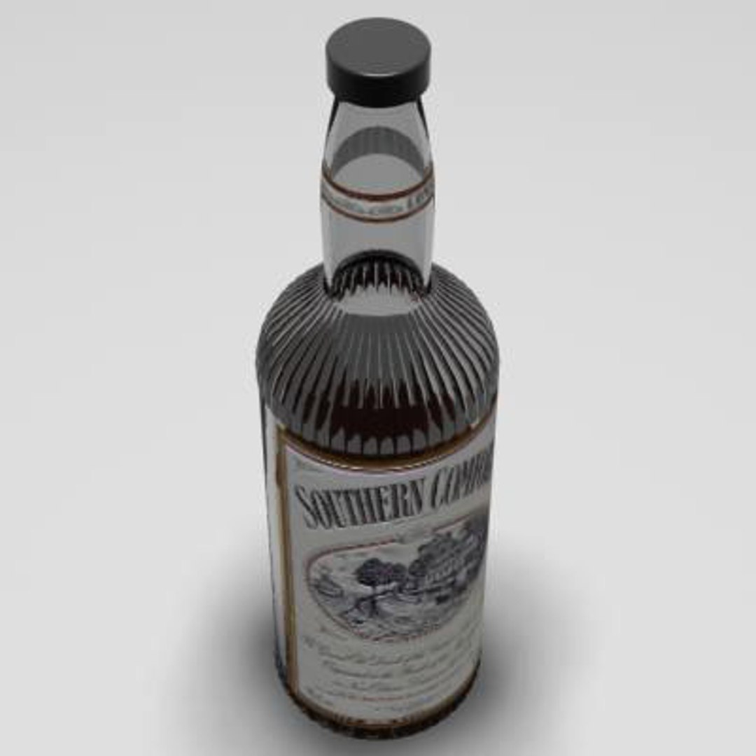 Liquor Bottle 3d Model