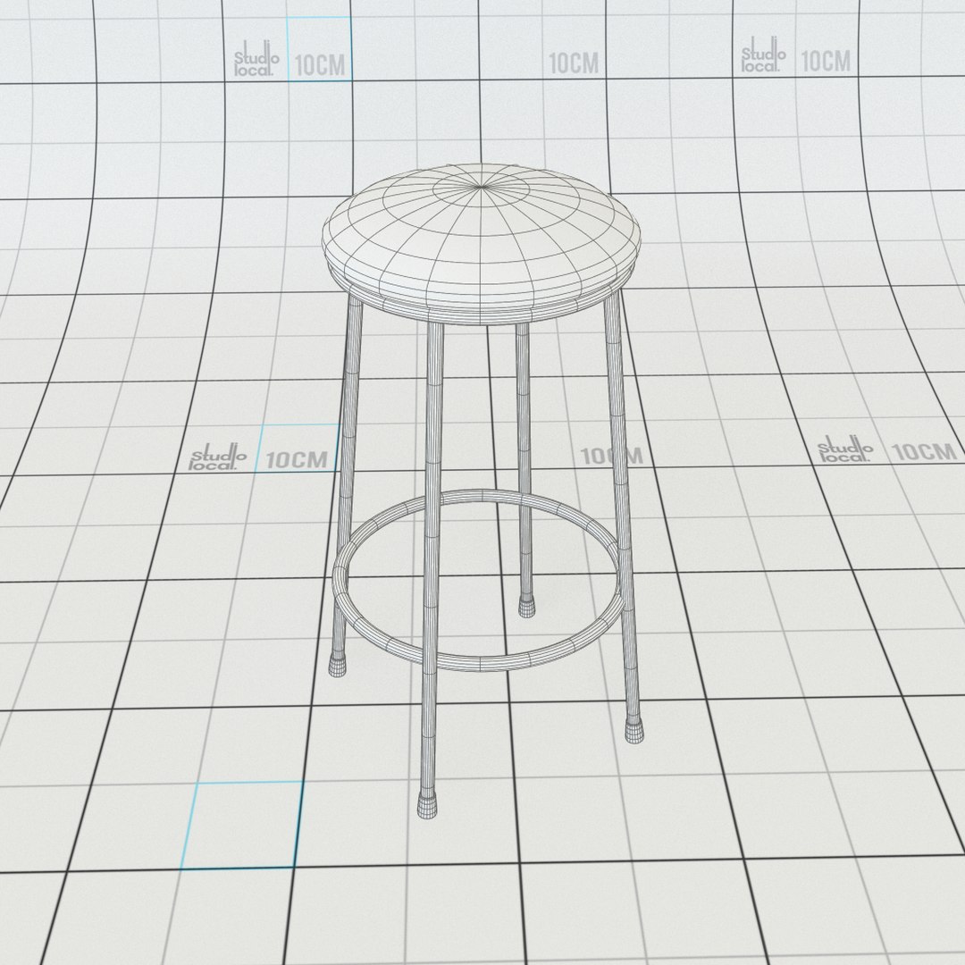 3D Model Bar Stool - TurboSquid 1207960