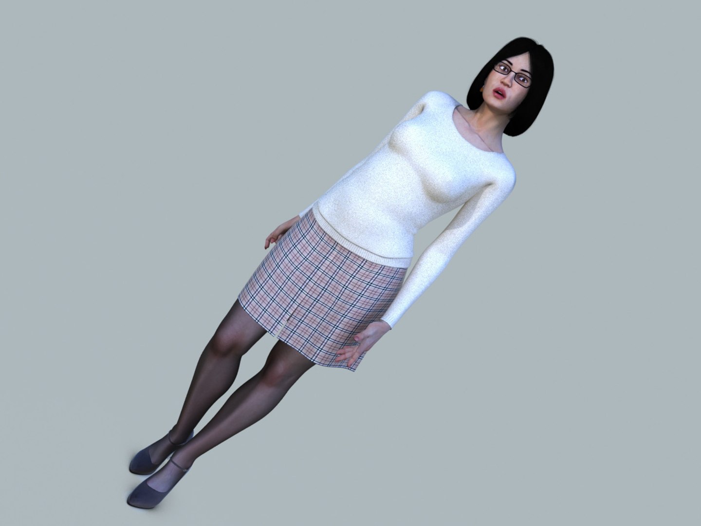 Women Casual Rigging Character 3D Model - TurboSquid 1388971