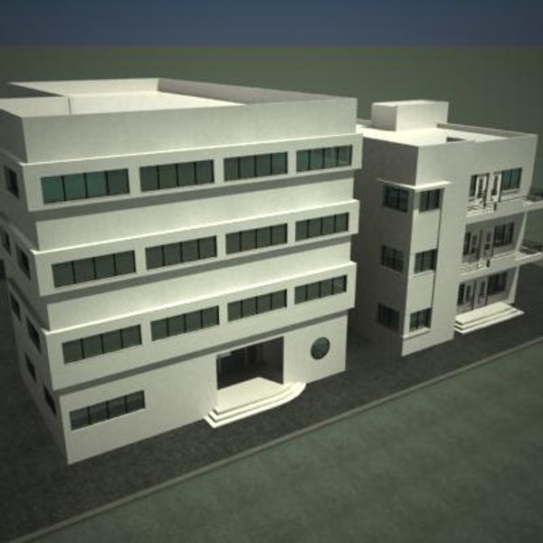 Animated Office Building 3D Models for Download | TurboSquid
