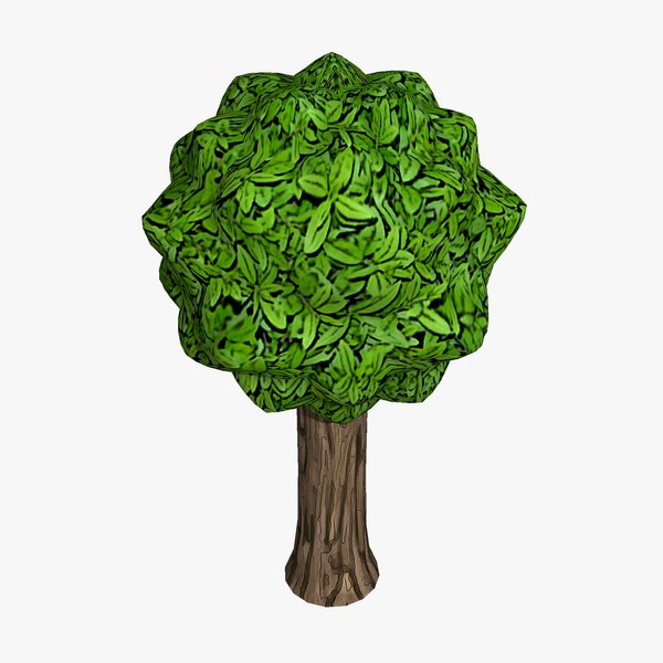 3D model Cartoon tree - TurboSquid 1863467