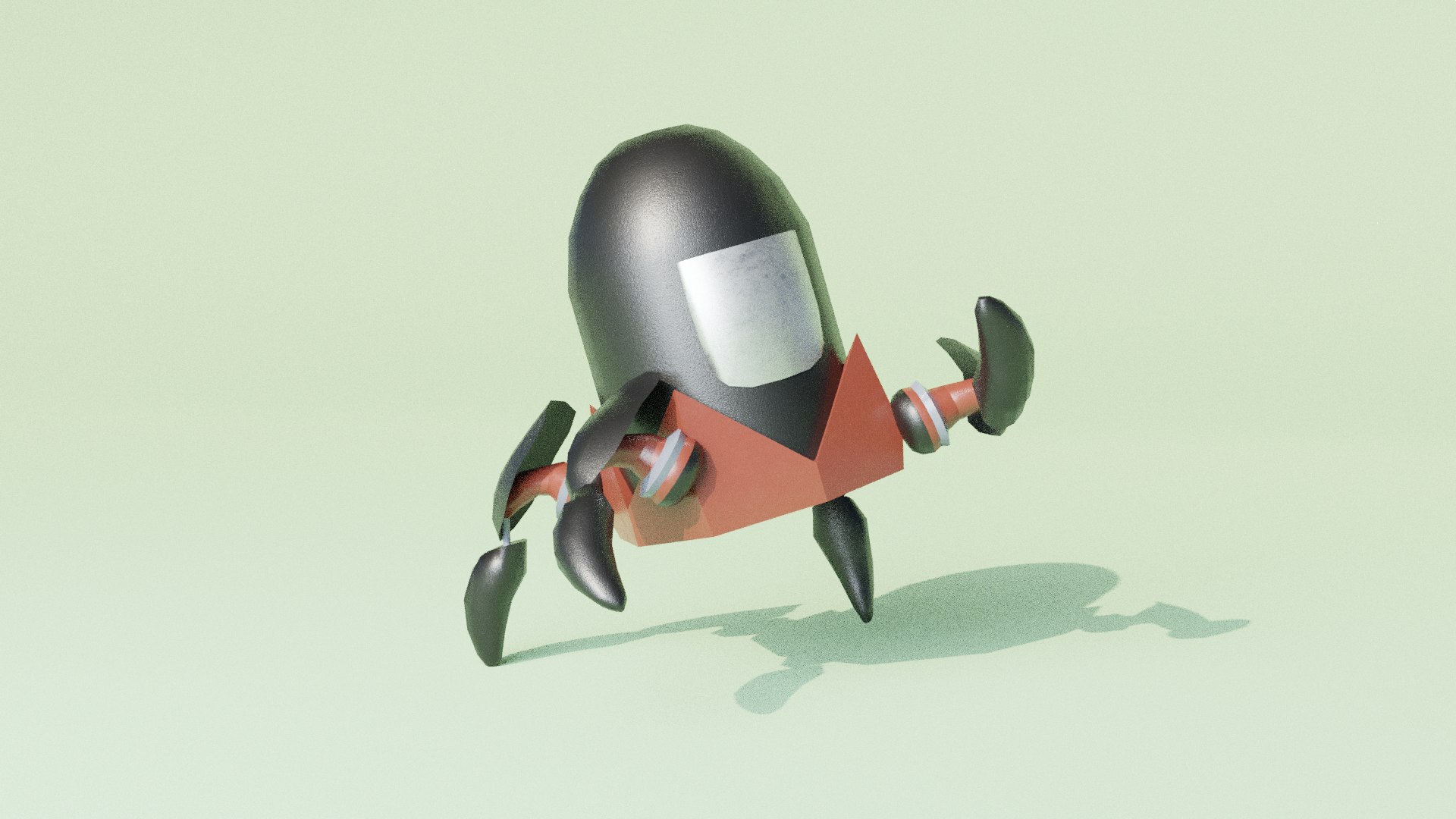 3D Spider Bot Low Poly Rigged - TurboSquid 2164460