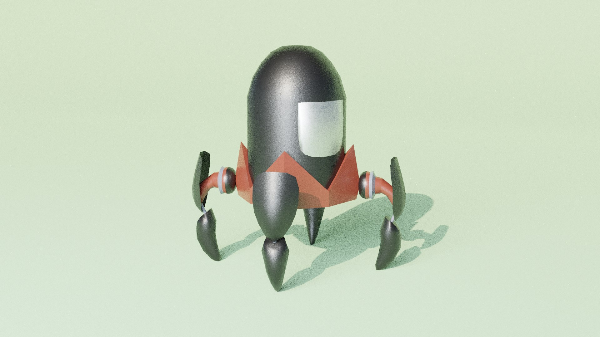 3D Spider Bot Low Poly Rigged - TurboSquid 2164460