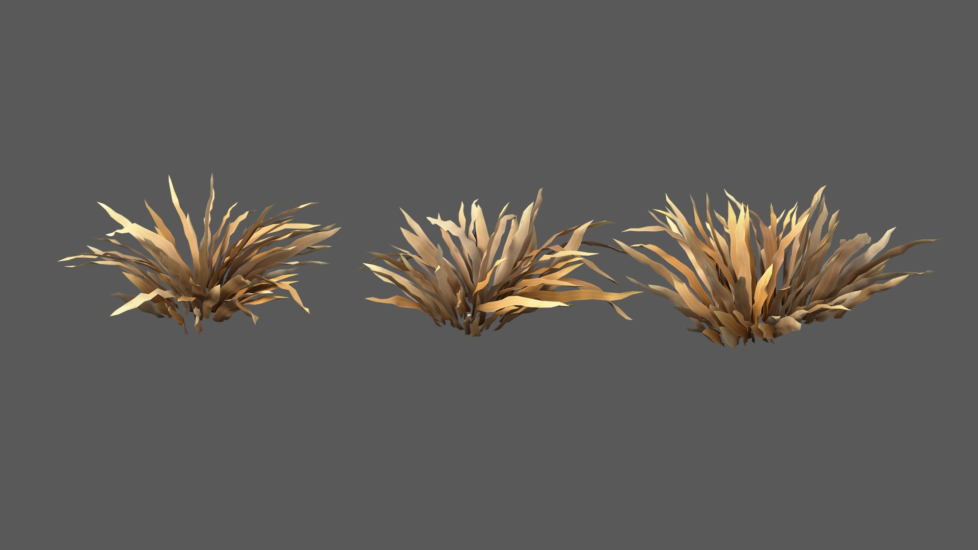Cartoon Dry Grass Collection 3D Model - TurboSquid 2047824
