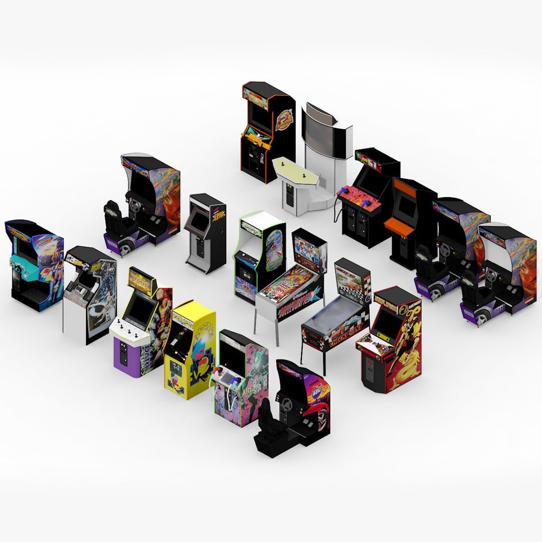 Classic Arcade Machines 3D 모델 - TurboSquid 1985902