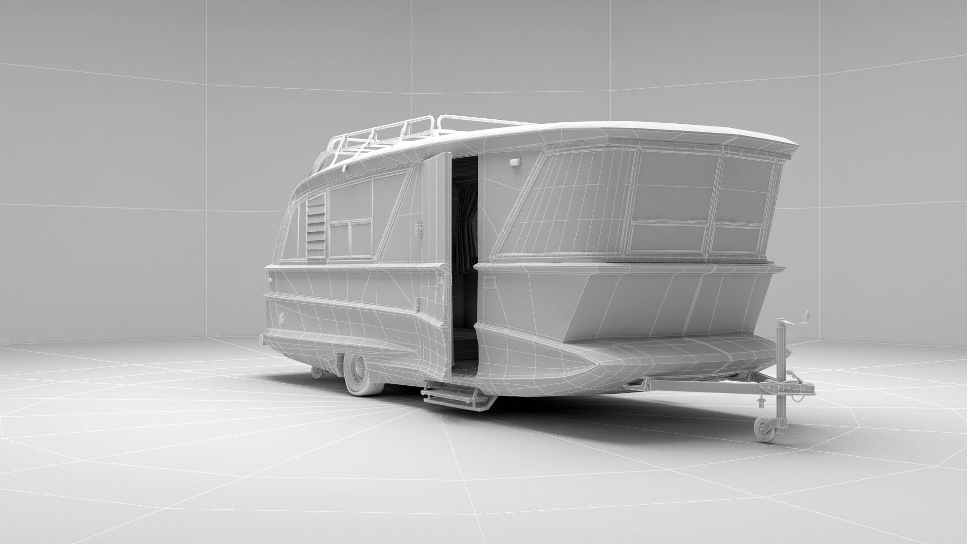 Trailer house 3D model - TurboSquid 1683835