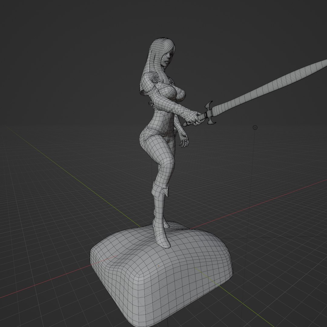 Sexy Elf Warrior 3D Printable Model 3D Model - TurboSquid 2415052