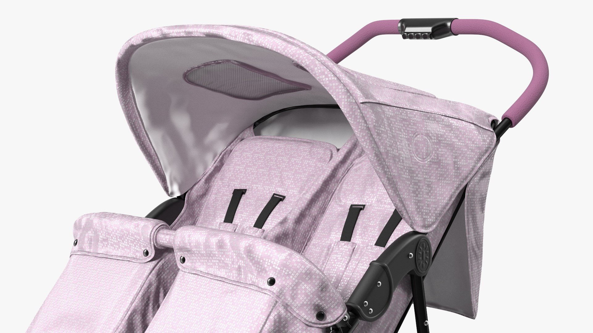 3D Baby Twin Carriage - TurboSquid 2070403