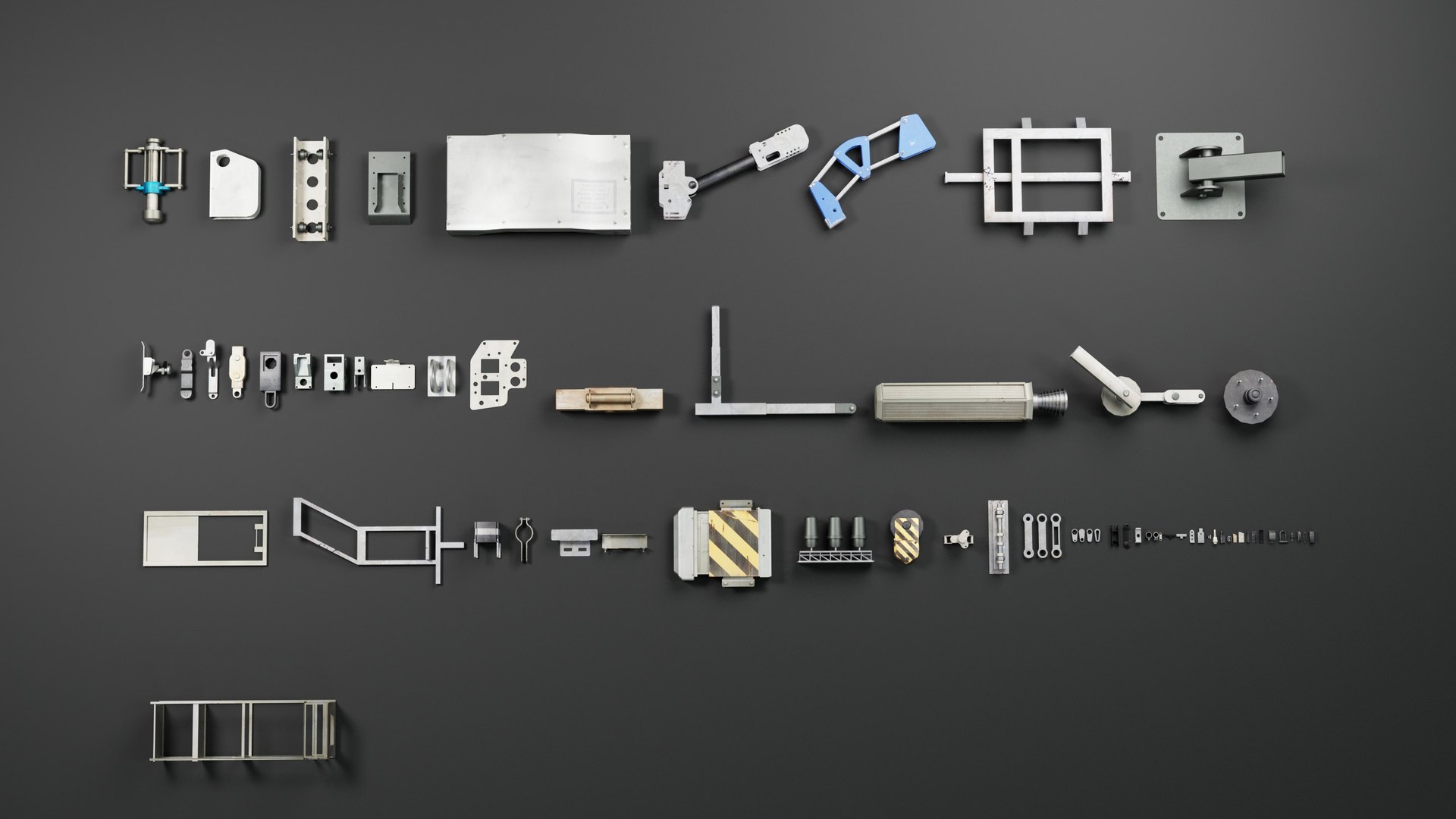 3D Random Greebles Model - TurboSquid 2129550