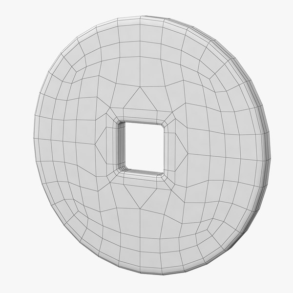 Chinese coin 3D model - TurboSquid 1332395