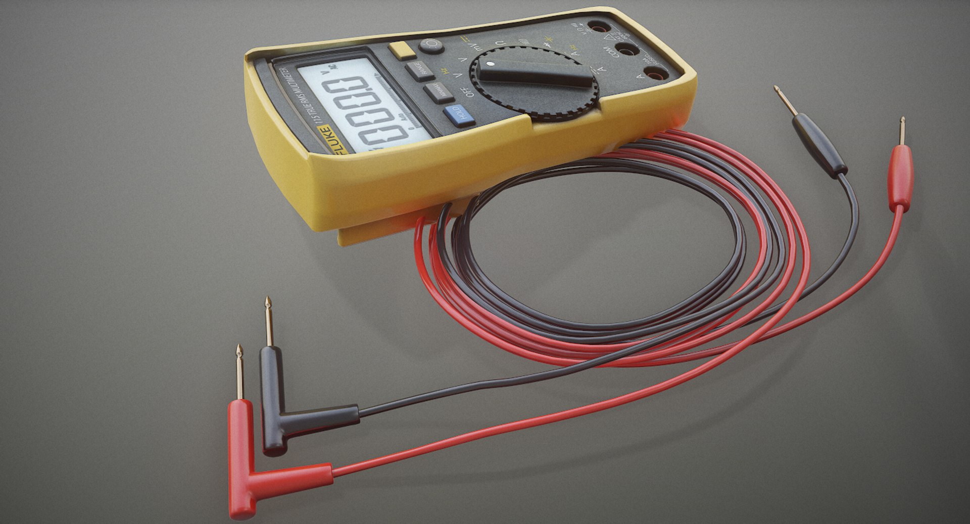Realistic Multimeter 3D Model - TurboSquid 1397030