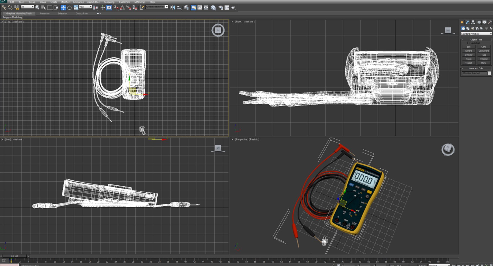 Realistic Multimeter 3D Model - TurboSquid 1397030
