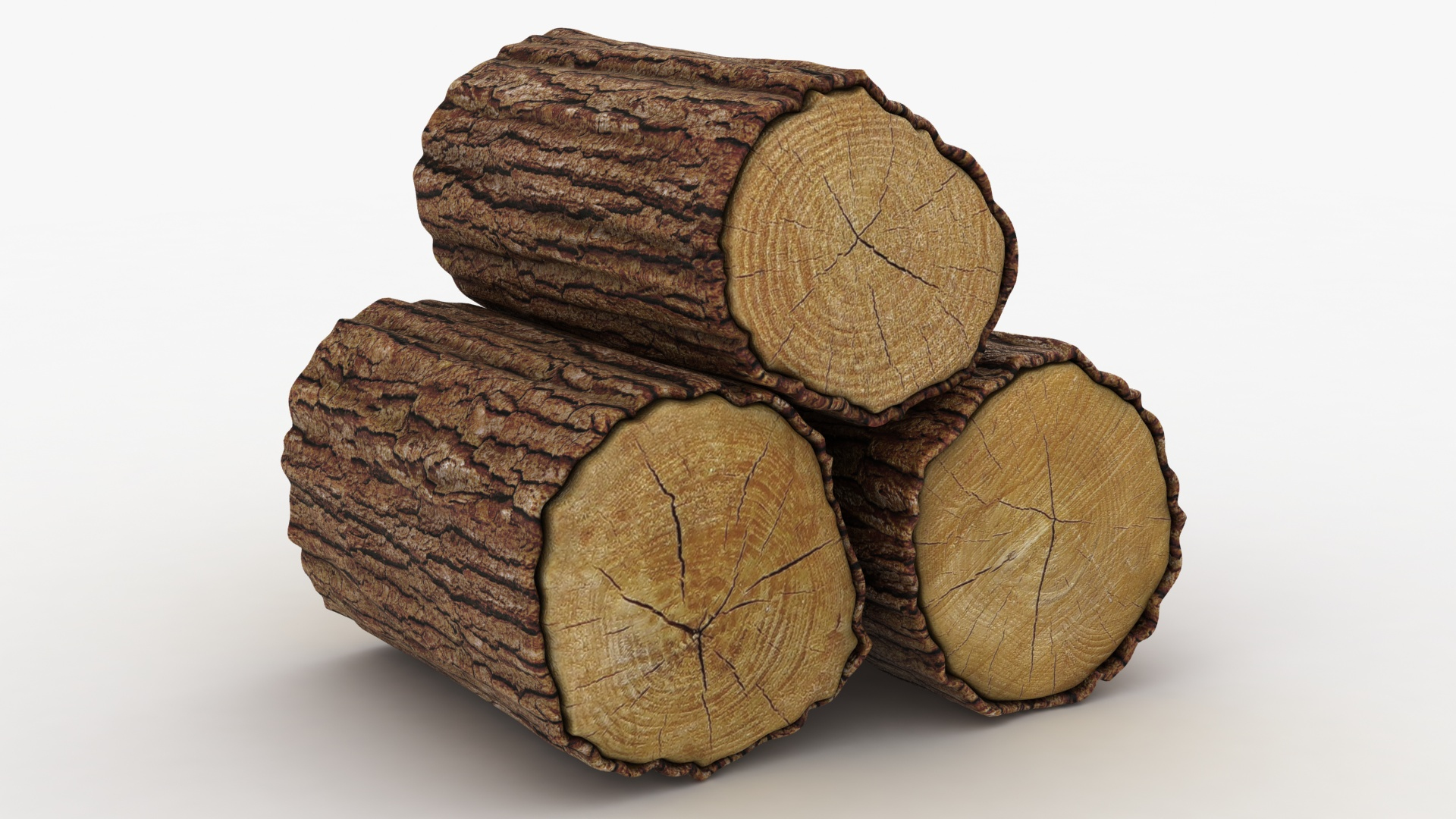 3D Wooden Logs 01 - TurboSquid 1569698