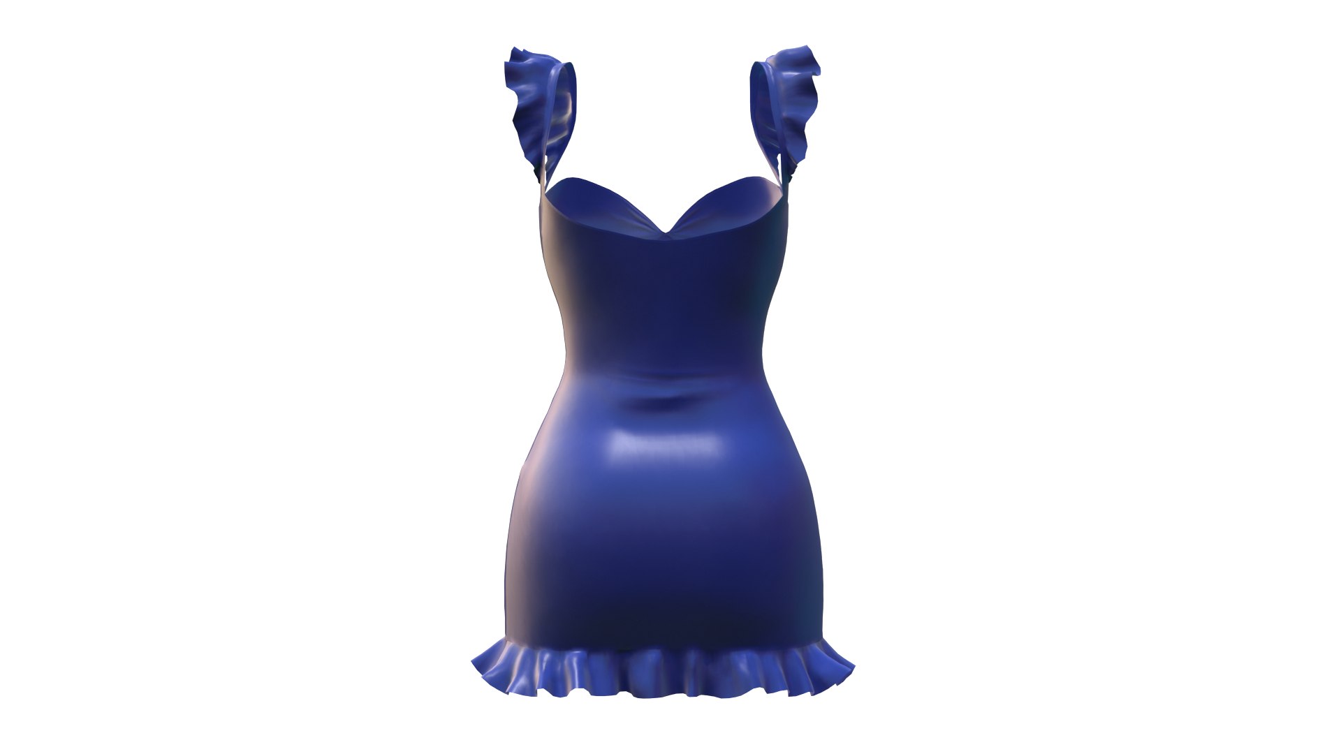 Peter Pan Collar Dress 3D Model 3D - TurboSquid 2303783