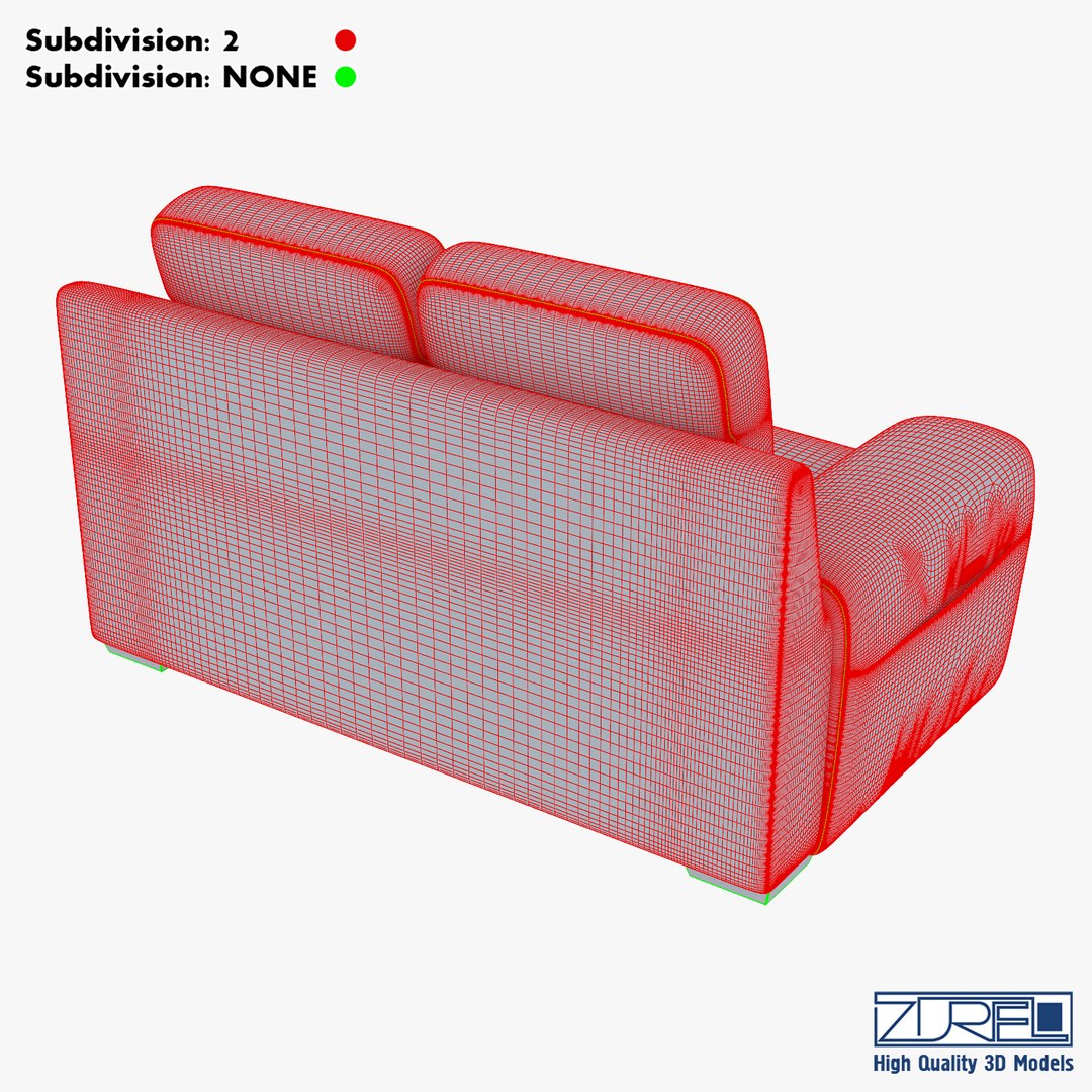 U170 Sofa V 2 3D Model - TurboSquid 1211840