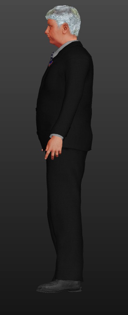3d model male politician