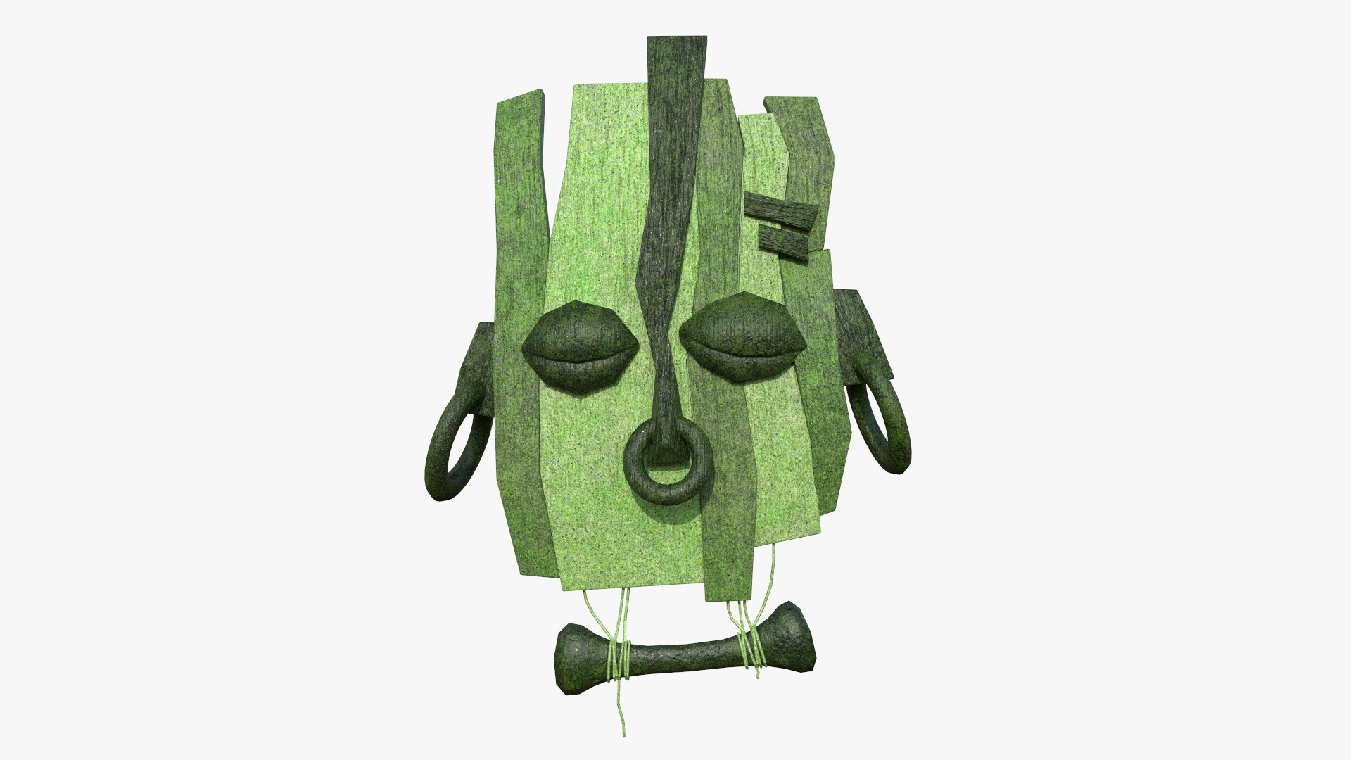 3D model 10 Tribal Masks E Collection - Costume Character Design ...