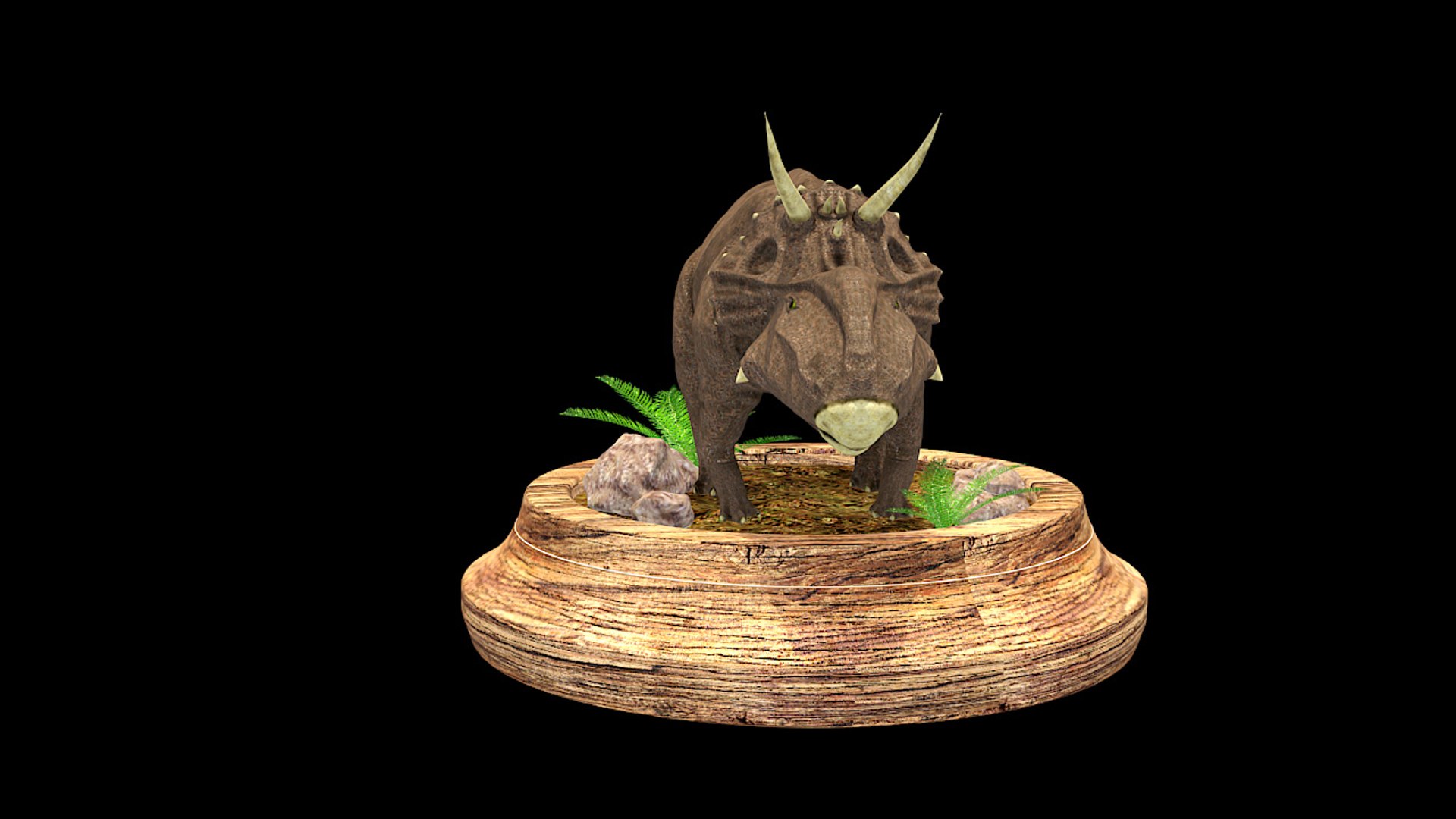 3D Dinosaur Platform Stones Model - TurboSquid 1237213