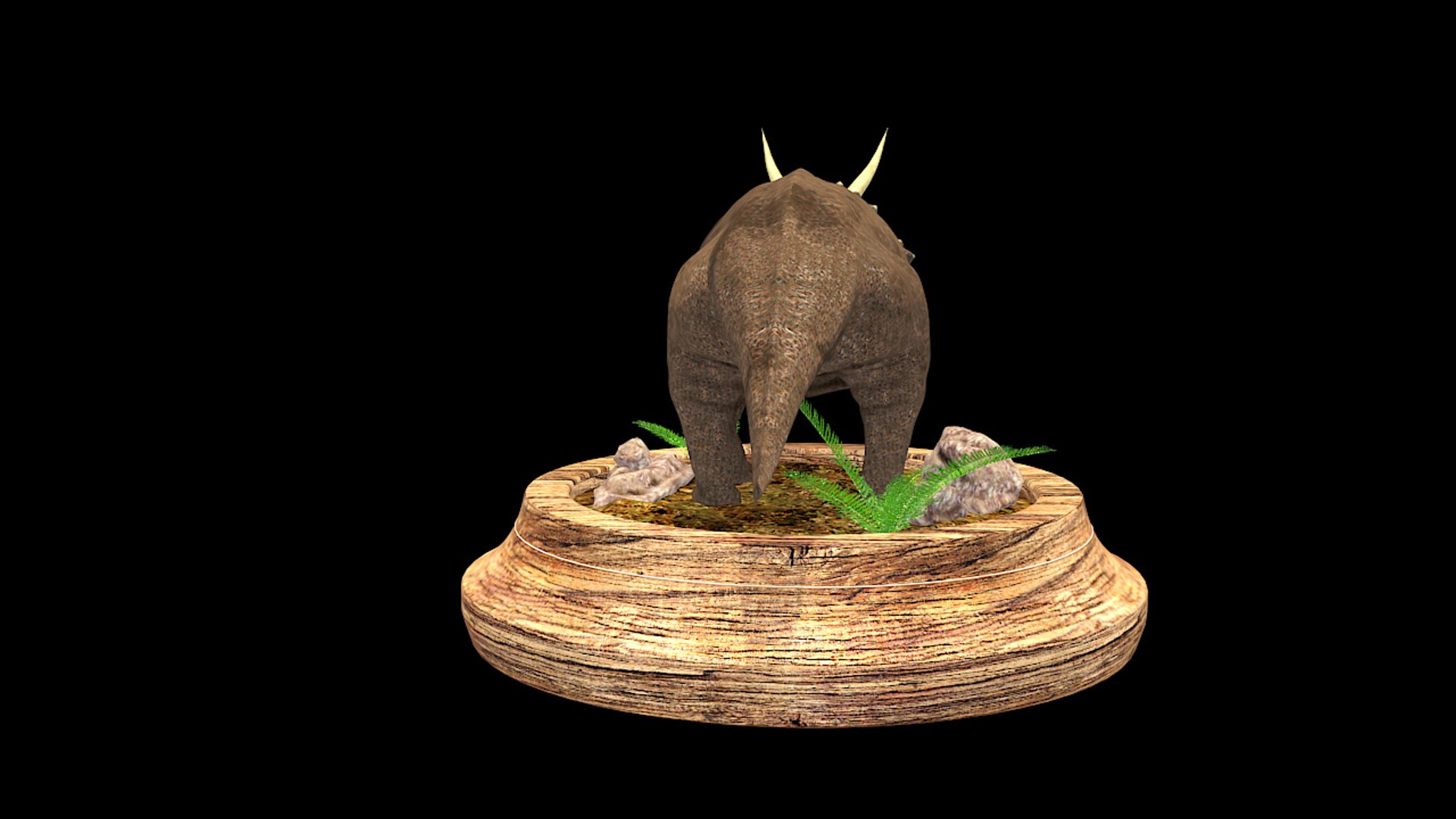 3D Dinosaur Platform Stones Model - TurboSquid 1237213