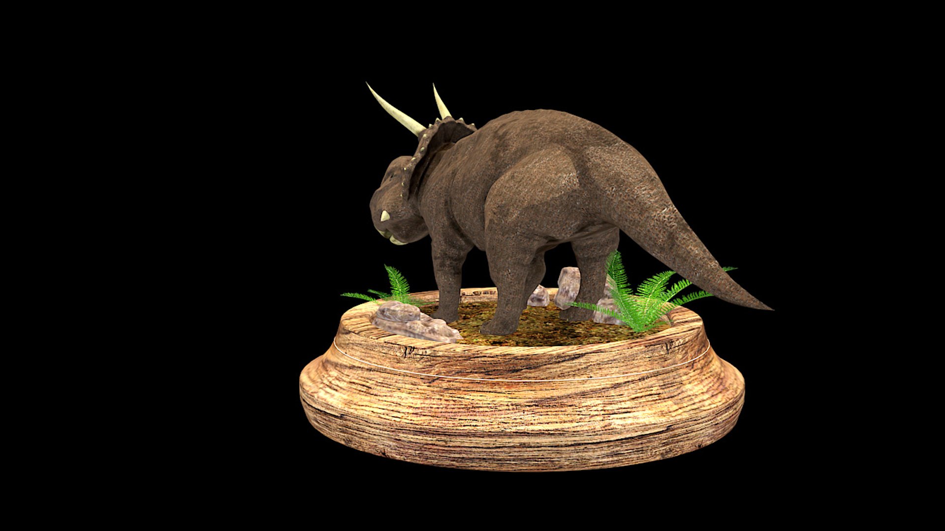 3D Dinosaur Platform Stones Model - TurboSquid 1237213