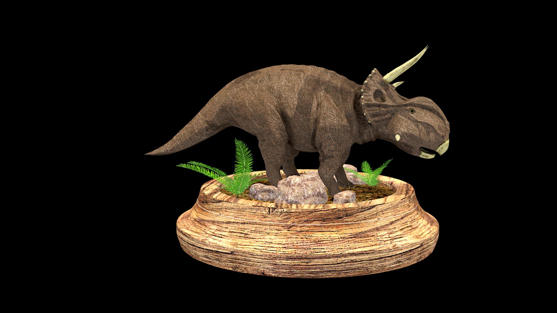 3D Dinosaur Platform Stones Model - TurboSquid 1237213