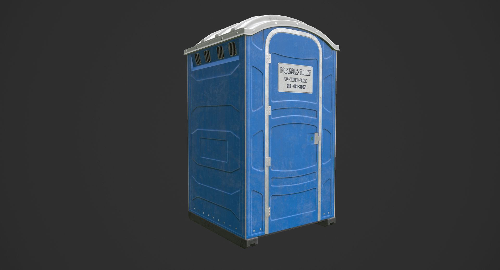 Mobile Toilet 3d Model
