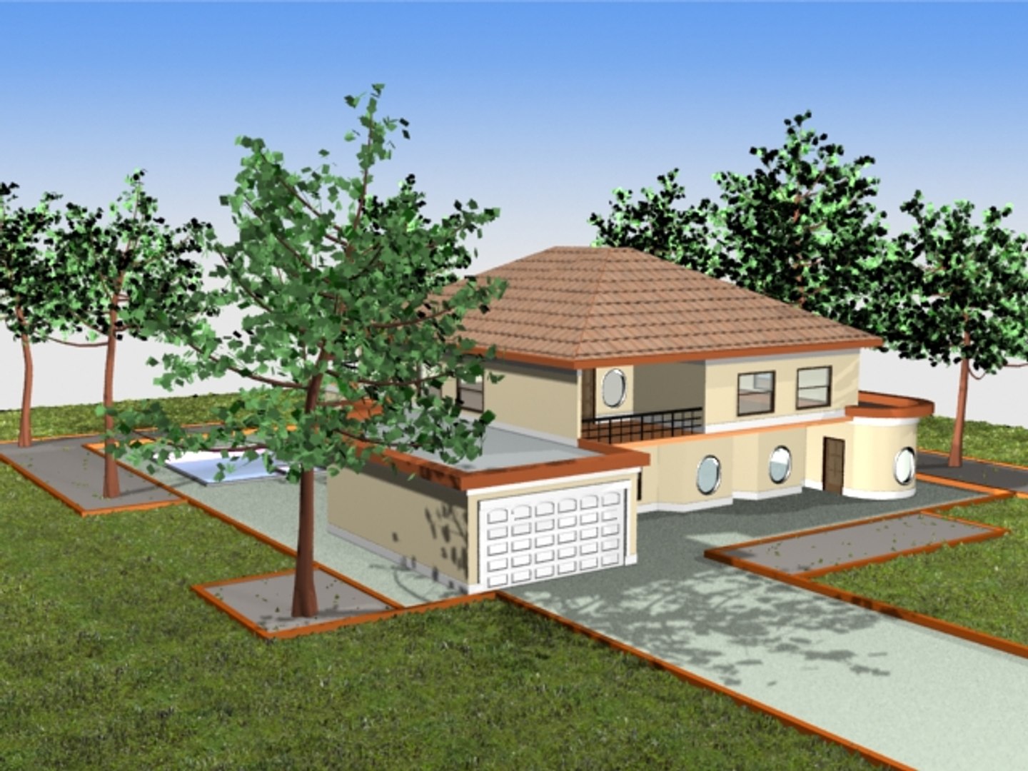 House 2 3d Max