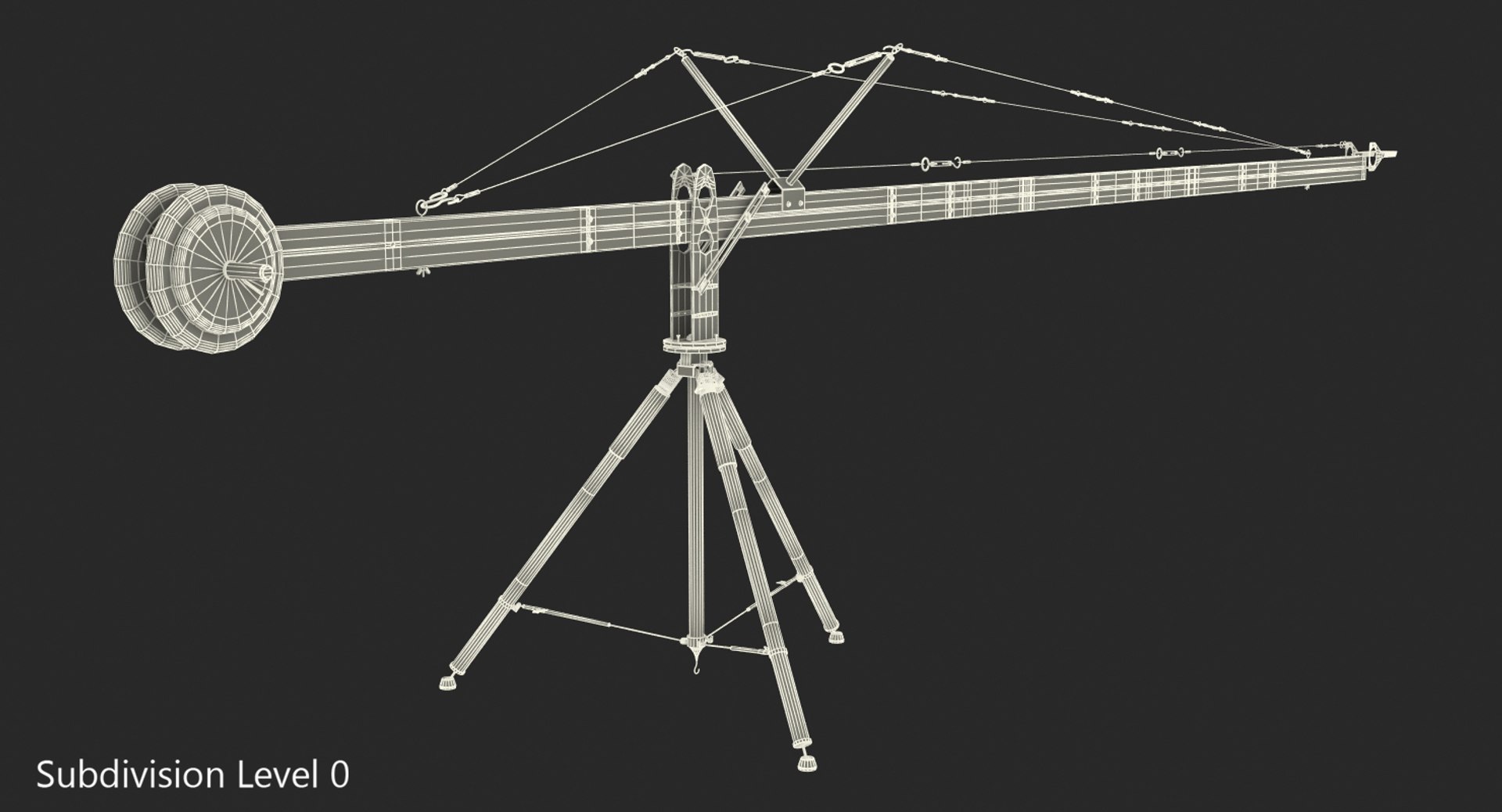 Professional Camera Crane 3D Model - TurboSquid 1247292